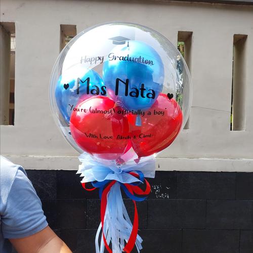 Jual Balon Buket Single Graduation Birthday Kado Wisuda - Ungu, Kirim ...