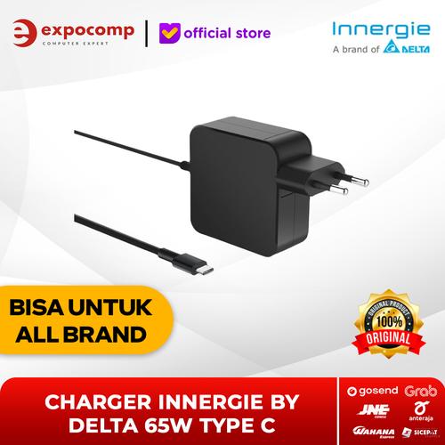 Promo Charger INNERGIE BY DELTA 65W Type C Adaptor Laptop ALL BRAND PD ...
