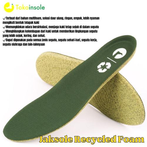 Jual Insole Recycled Foam/Insole Jaksole/Insole sepatu/Insole nyaman ...