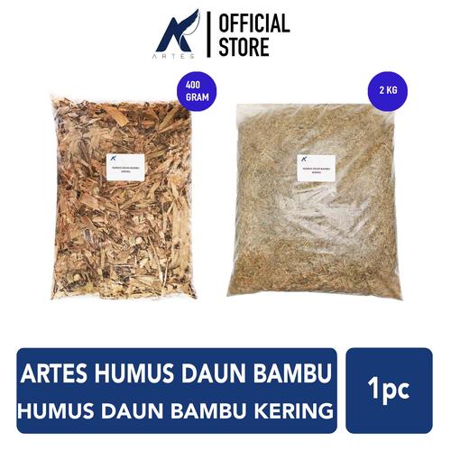 Jual ARTES HUMUS DAUN BAMBU KERING Kompos Organik-Pupuk Tanaman +-400 ...
