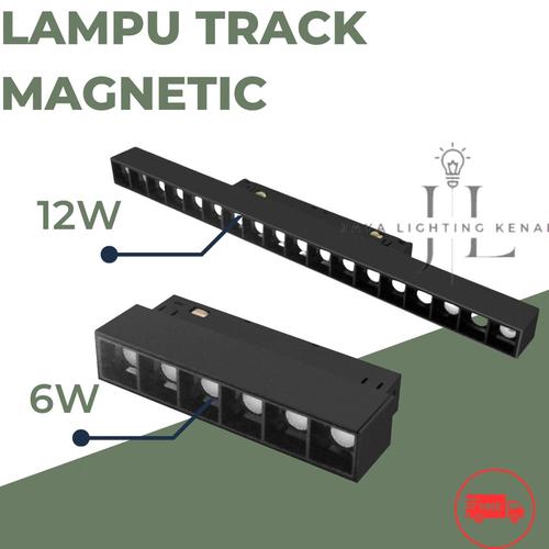 Jual LAMPU LED MAGNETIC TRACK LIGHT SYSTEM 12W 18W / LAMPU MAGNET TRACK ...