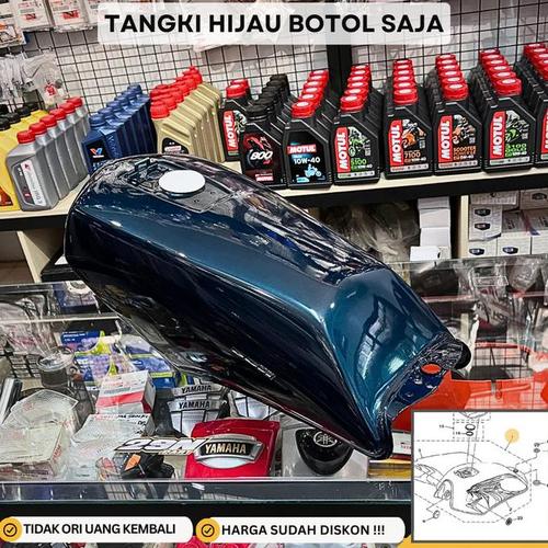Jual BODY SET RXKING TANGKI HIJAU POLOS ORINAL YAMAHA - TANGKI SAJA ...
