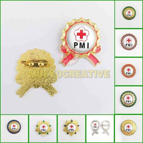 Jual Pin PMI Pin Bros Logo Palang Merah Indonesia Model Premium - Pita ...