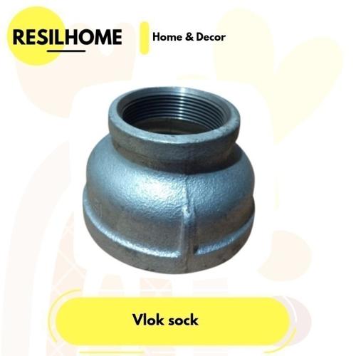 Jual socket flock drat dalam full besi soket doble shock ukuran 3 × 2 1 ...