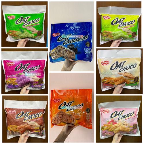 Jual NARAYA OAT CHOCO CHOCOLATE GREENTEA PANDAN STRAWBERRY SWEET POTATO - 400GR ORIGINAL ...