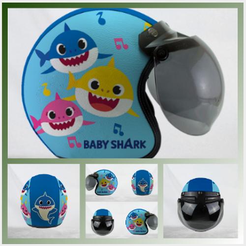 Jual Helm Anak Kartun Baby Helm Motor Anak Helm Kid Retro Helm Ikan ...