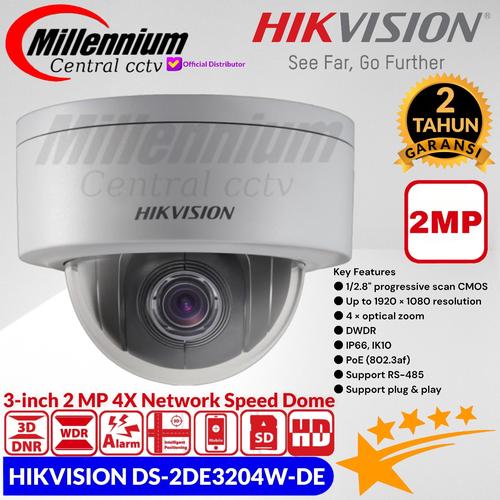 Promo HIKVISION DS-2DE3204W-DE 2MP Network Mini PTZ Dome Camera Cicil 0 ...
