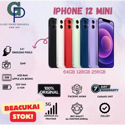 Jual Iphone 12 mini 64gb 128gb 256gb second original IMEI terdaftar BC - 128GB, PURPLE - Jakarta ...