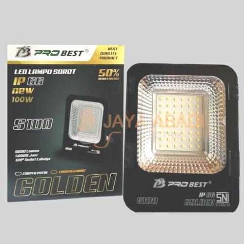 Jual Lampu Sorot Led Lampu Tembak Led 100w 100 Watt ProBest Golden - Putih 100Watt - Kota ...