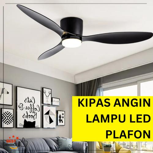 Jual KIPAS ANGIN LAMPU PLAFON LED GANTUNG LIGHT CEILING FAN MODERN ...