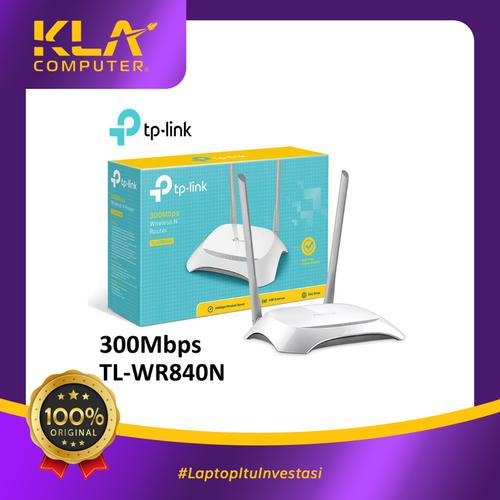 Jual TP Link TL WR840N 300Mbps Wireless N Speed Router Wifi - Kab ...