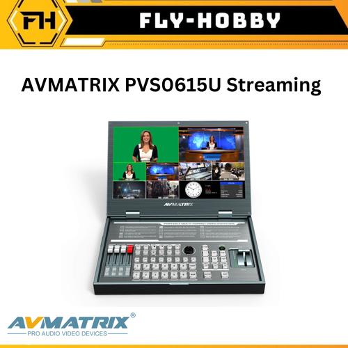 Promo AVMATRIX PVS0615U Streaming Video Mixer Portable with Recorder ...
