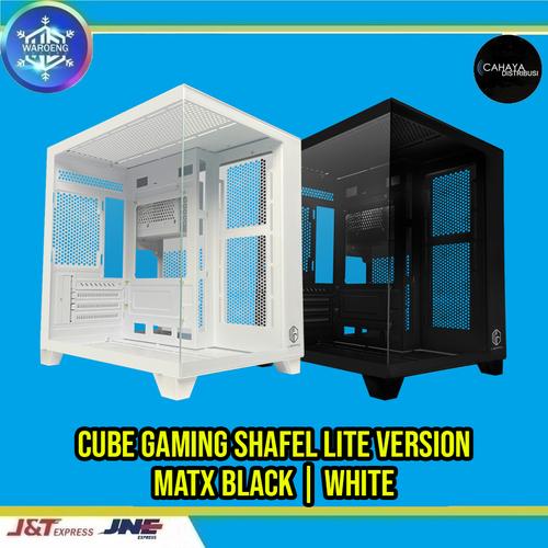 Jual Cube Gaming Shafel Lite Version MATX Black | White - Kab. Semarang ...