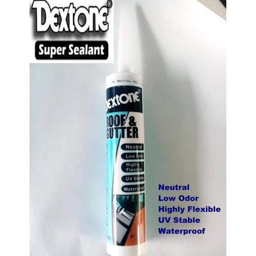 Jual Dextone Silicone Sealant Roof Lem Atap Talang Bocor Tahan Panas ...