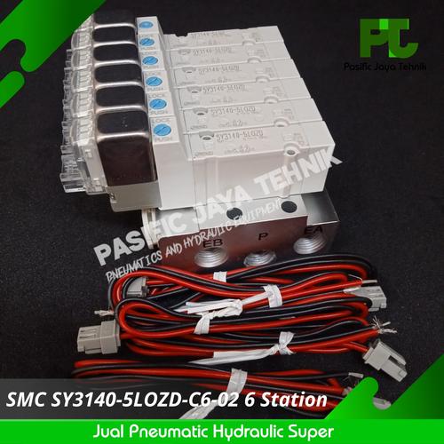 Jual Solenoid Valve SMC SY3140-5LOZD-C6-01 2 6 Baris SY Series ...
