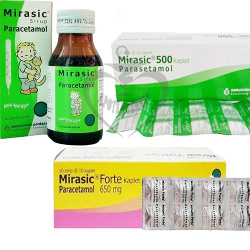 Promo Mirasic Tablet Obat Penurun Panas Mirasic Sirup - FORTE - Kota ...
