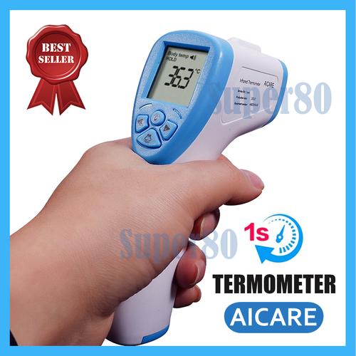Jual Termometer Infrared Suhu Tubuh Thermometer Badan Infra Red Merah ...