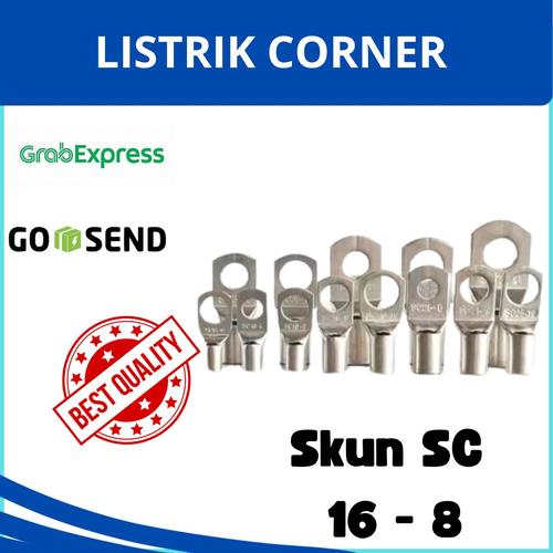 Jual Kabel Skun SC / Skun Kabel SC 16-8 / Cable Lug /Cable Schoen 16 ...