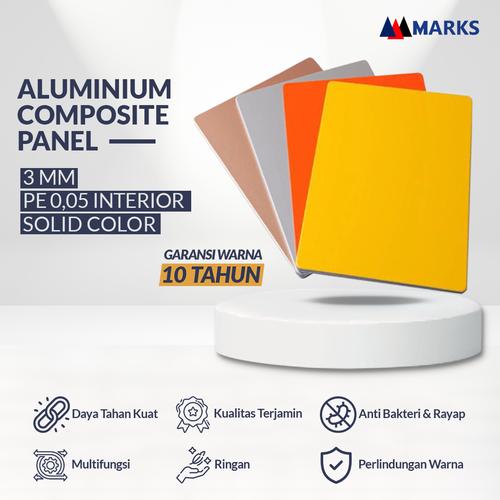 Jual Marks ACP 3 mm PE 0.05 1220 x 2440 mm Solid - Kota Tangerang ...