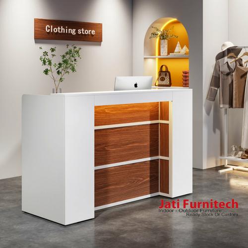 Jual meja kasir simple - meja kasir hpl - jaf interior - Kab. Jepara ...