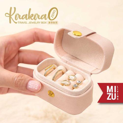 Jual MIZU KIRAKIRA-ZERO Jewelry Organizer Kotak Perhiasan Travel Ring Box - BLUSH pink muda ...