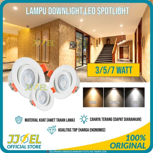 Jual Lampu Downlight LED Plafon 3 Watt 5 Watt 7 Watt Spotlight Rumah Cafe - Kota Tangerang ...