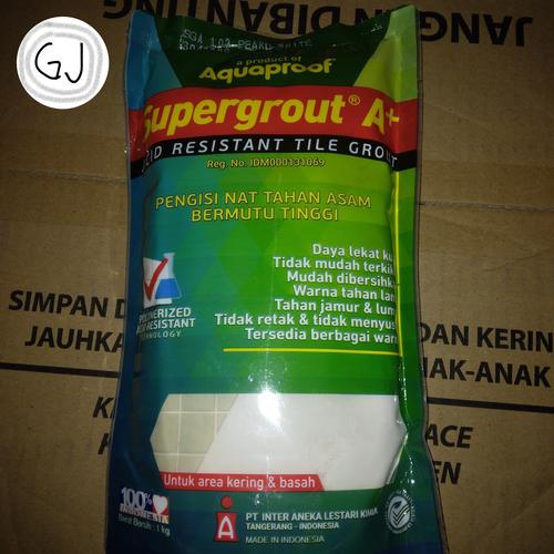 Jual Supergrout A+ pengisi nat keramik marmer granite tahan cairan ...