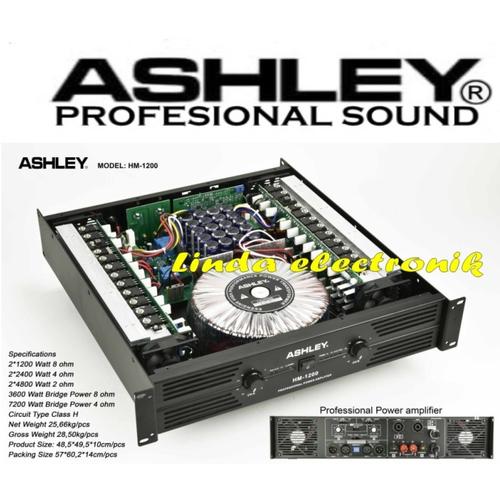 Jual power ashley hm1200 / hm 1200 CLASS H 1200 X 2 ORIGINAL - Jakarta ...