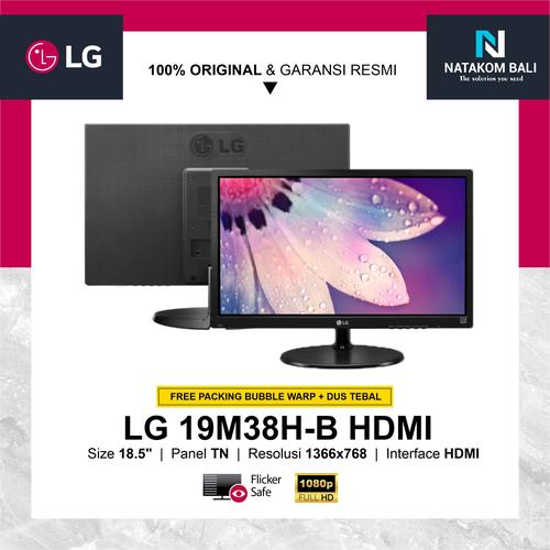 Jual MONITOR LED LG 18.5" 19M38H-B HDMI / MONITOR 19" INCHI FOR HDMI ...