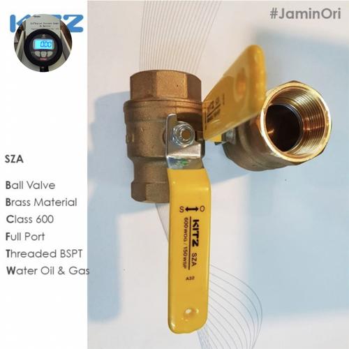 Jual Kran Ball Valve KITZ 2 inch 600 WOG Brass Original 100% - Kota ...