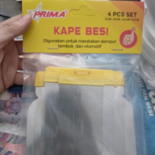 Jual Kapi set 4 PC Prima kapi stainless. kapi dempul. kapi plamir ...