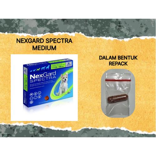 Jual NEXGARD SPECTR4 Ukuran Medium Obat Kutu dan Cacing Anjing 100% ...