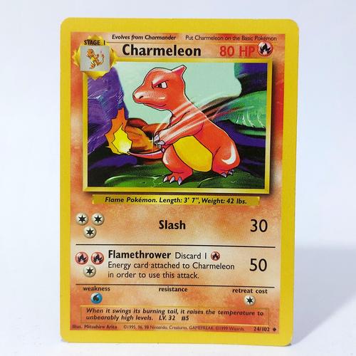 Jual tcg pokemon Charmeleon base set 24/102 vintage - Kota Tanjung ...