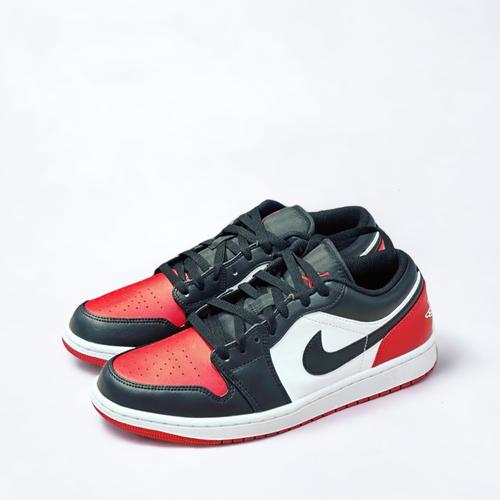 Jual Air Jordan 1 Low Bred Toe 2.0 (553558 161) 100% Original - 43 ...