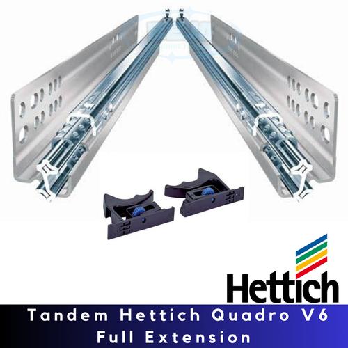 Jual Rel Laci Tandem Hettich Quadro V6 Full Extension Slowmotion Soft ...