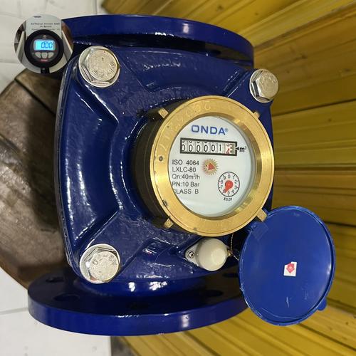 Jual WATER METER ONDA FLANGE 3 INCH DN80 FLOW METER METERAN AIR BERSIH ...