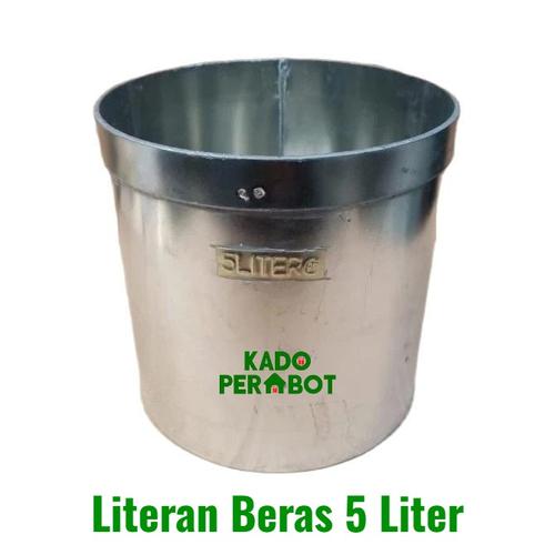 Jual Literan Beras 5 Liter-Gelas Takar Beras- Kaleng Takar Beras - Kab ...