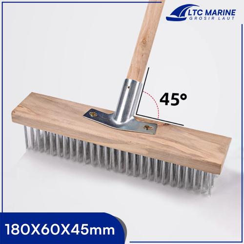 Jual Wire Deck Brush with Long Handle Sikat Dek Kawat Impa 510630/31 ...