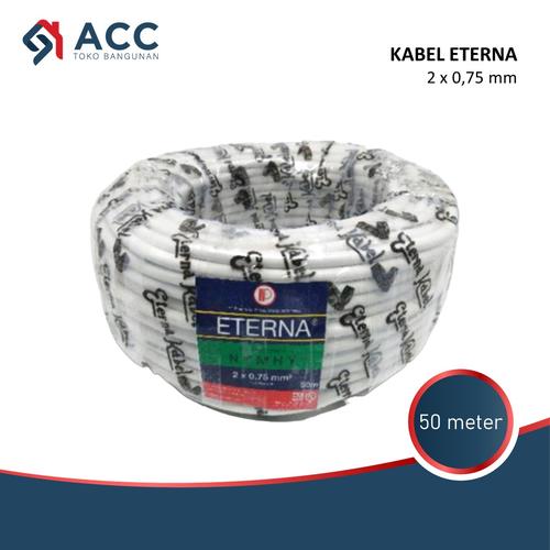 Jual Kabel Eterna NYMHY 2x0.75 50M Kabel Listrik 2x0.75 1 Roll 50 Meter - Kota Depok - Toko ...