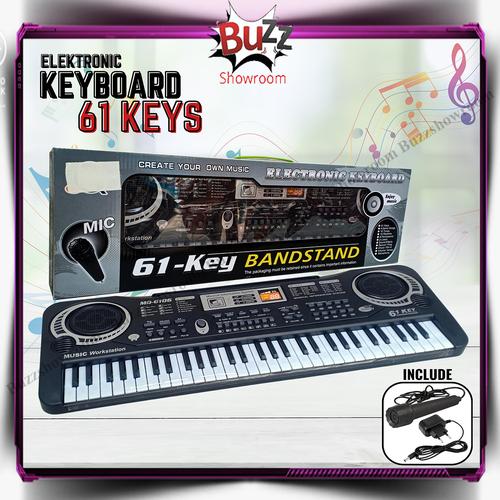 Jual Electronic Keyboard 61 Keys Mainan Anak Edukasi Piano Mic Key - 61 ...
