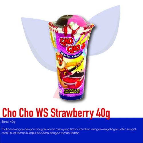 Jual Cho Cho Wafer Snack Rasa Strawberry 40 gr - Kab. Sidoarjo - RPD ...