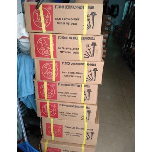 Jual PAKET Baut Baja Ringan 10x16 Moon Lion/Sekrup Roofing Putih 10x16 ...