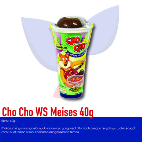 Jual Cho Cho Wafer Snack Meises 40 gr 1 TRAY / 10 PCS - Kab. Sidoarjo ...