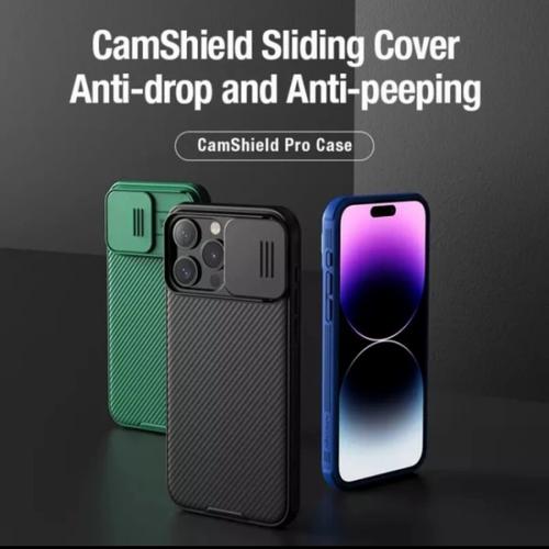 Jual IPhone 15 Pro Max Nillkin Camshield pro camera slide cover case ...