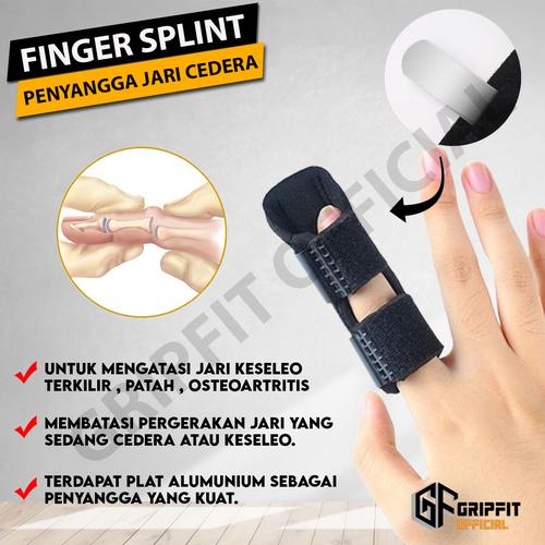Promo Penyangga Jari Finger Splint Cidera Trigger Finger Terapi Jari ...