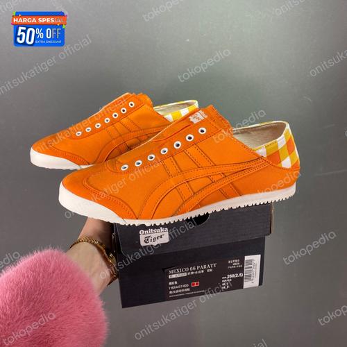 Promo Ontska Tiger Slip-on Kanvas / Orange - 36 - Jakarta Selatan ...
