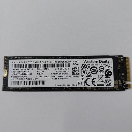 Jual SSD M.2 2280 NVME 512GB WD PC SN730 PCIE GEN3 X4 ORIGINAL MURAH ...