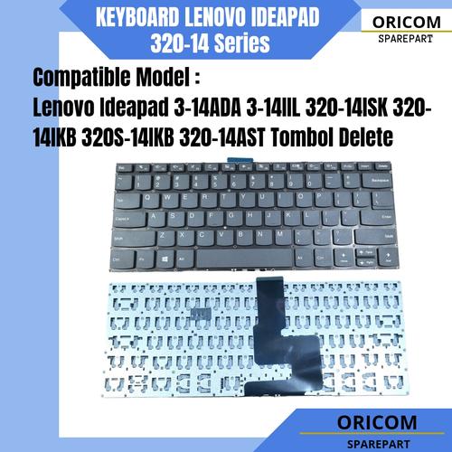 Jual Keyboard Lenovo Ideapad 320-14 Series Tombol Delete - Kota ...