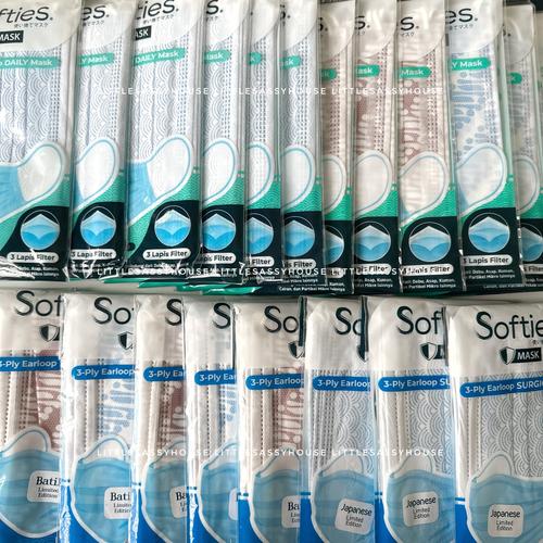 Jual SOFTIES SURGICAL/ DAILY MASK SACHET - DM Jpnse Sachet - Jakarta ...