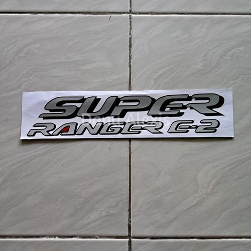 Jual Stiker Super Ranger E2 Hino 500 Lohan / Stiker Tulisan Super ...